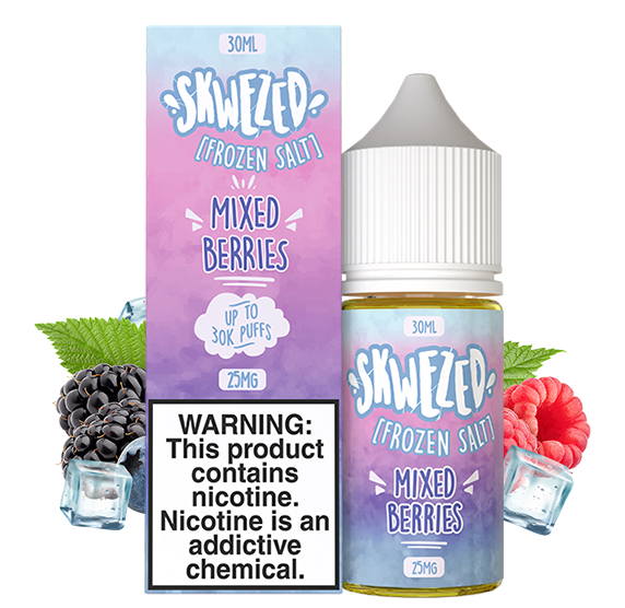 30ml - Skwezed Salt FROZEN - Mixed Berries (Blended Burst) – VPR Collection