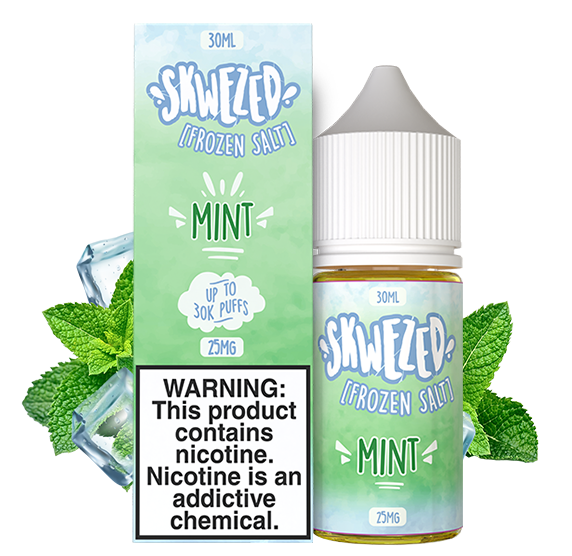 30ml - Skwezed Salt FROZEN - Mint (Icy Fresh) – SKWZD
